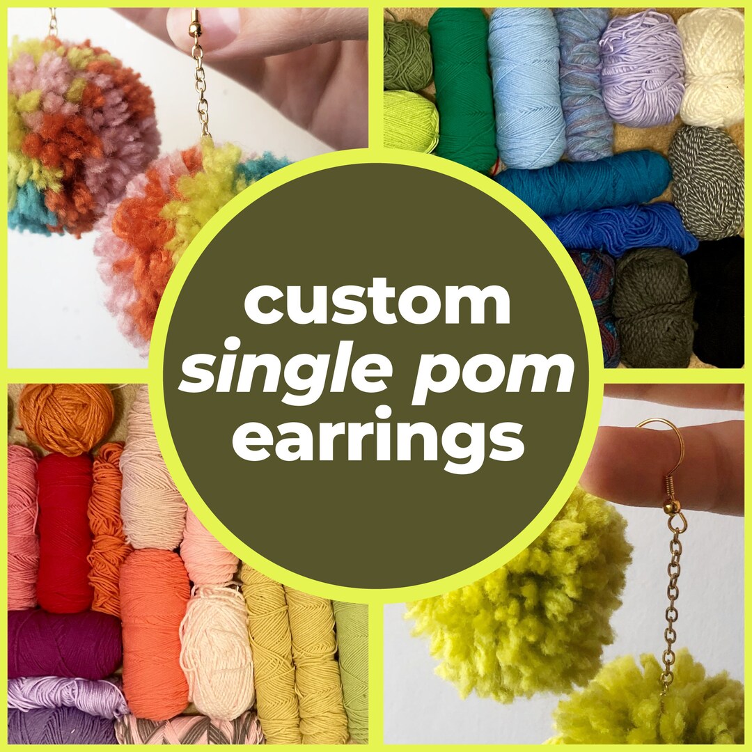 Design Your Own Pair (single Pom) - Etsy