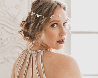 Pair of Hair Pins, Jewelry Hair Chain, Hair Comb, Hair Jewelry, Bridal ...