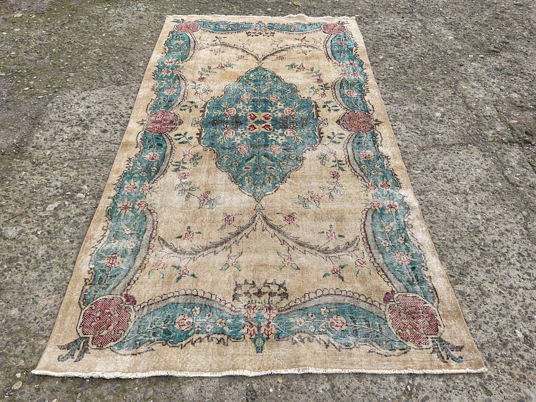 5x9 Rugs Living Room Large Area, Turkish Rug, Rug, Vintage Rug, Kilim ...