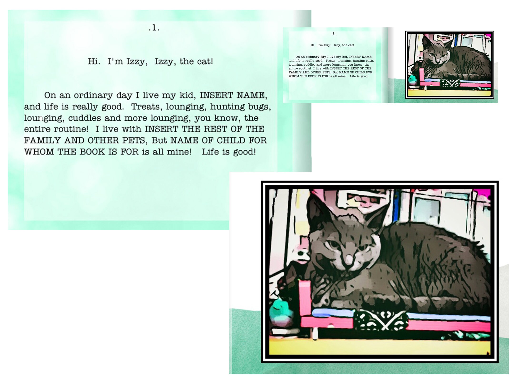 Custom Children's Cat Books From Your Photos! Special Christmas Gifts ...