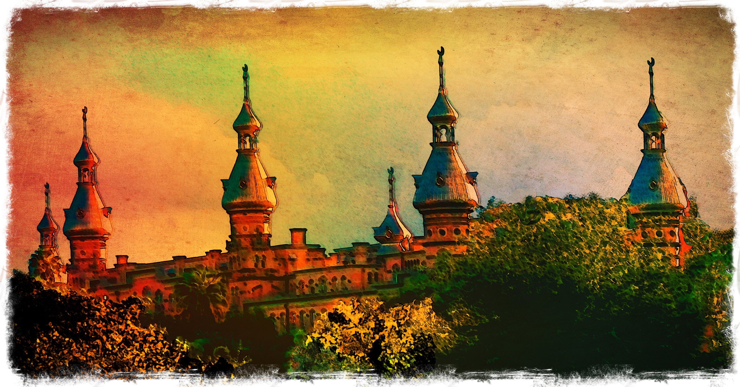Custom Art Prints of Tampa: featuring the University of Tampa ...