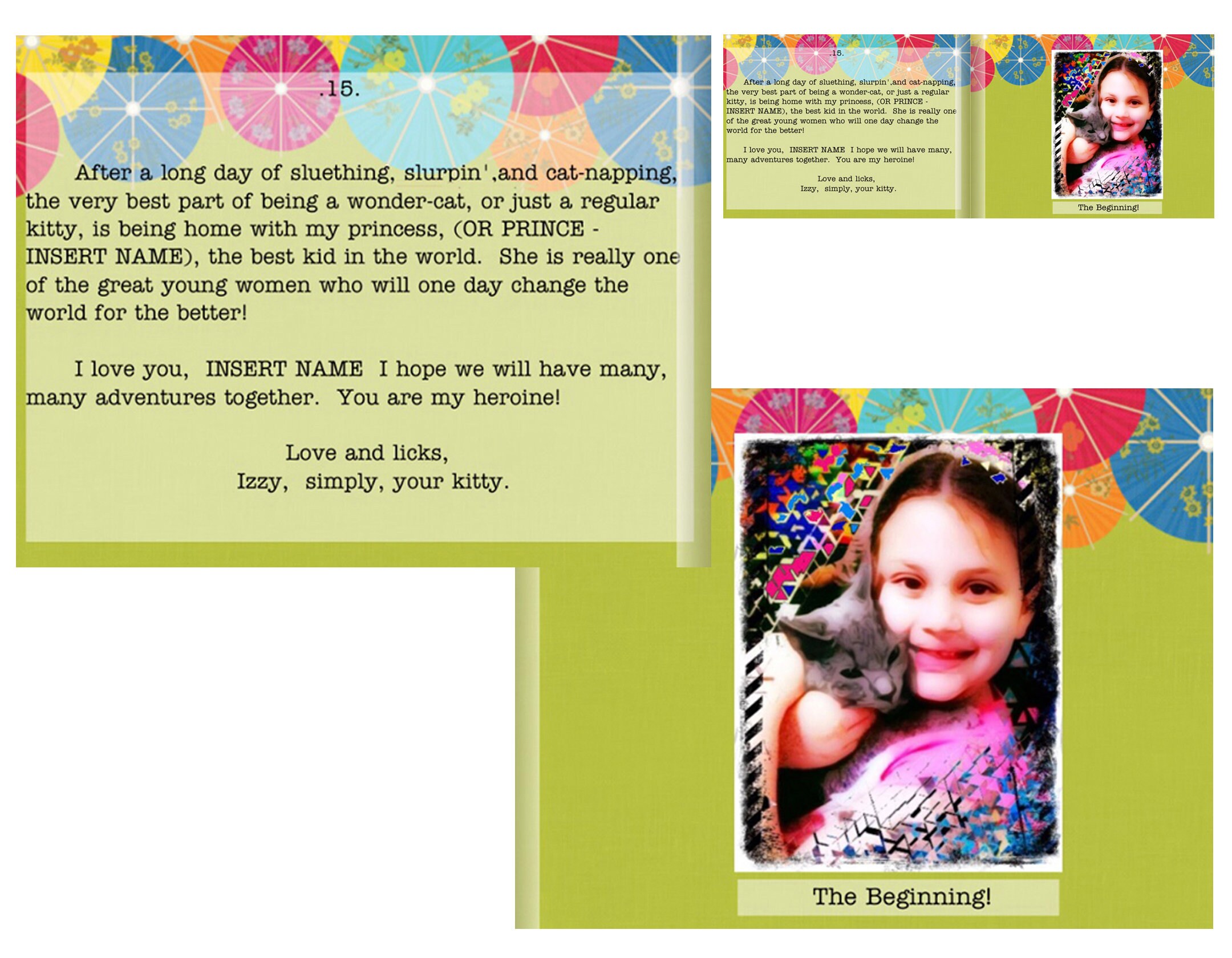 Custom Children's Cat Books From Your Photos Special - Etsy