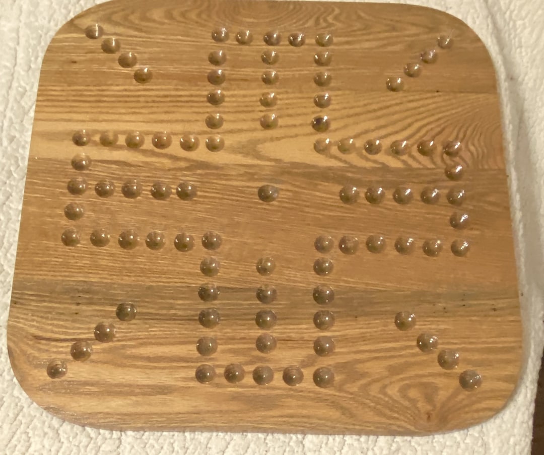 Aggravation Board, Natural WEATHERED OAK (NWO-4), Four Player - Etsy