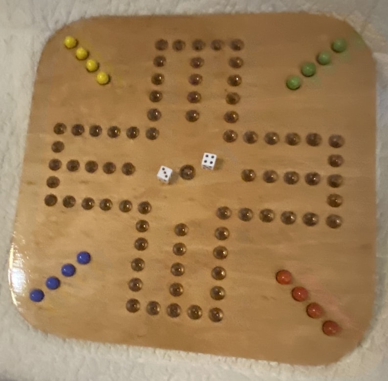 Aggravation Board, NATURAL CHERRY (NCH-4), Four Player - Etsy