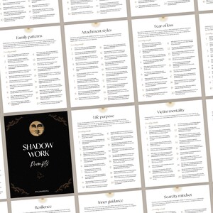 Shadow Work 680 Prompts | Inner Child Healing Anxiety Relationships ...