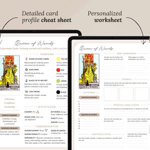 Tarot Journal Bundle Tarot Symbolism Cheat Sheets, Spreads Rider Waite ...
