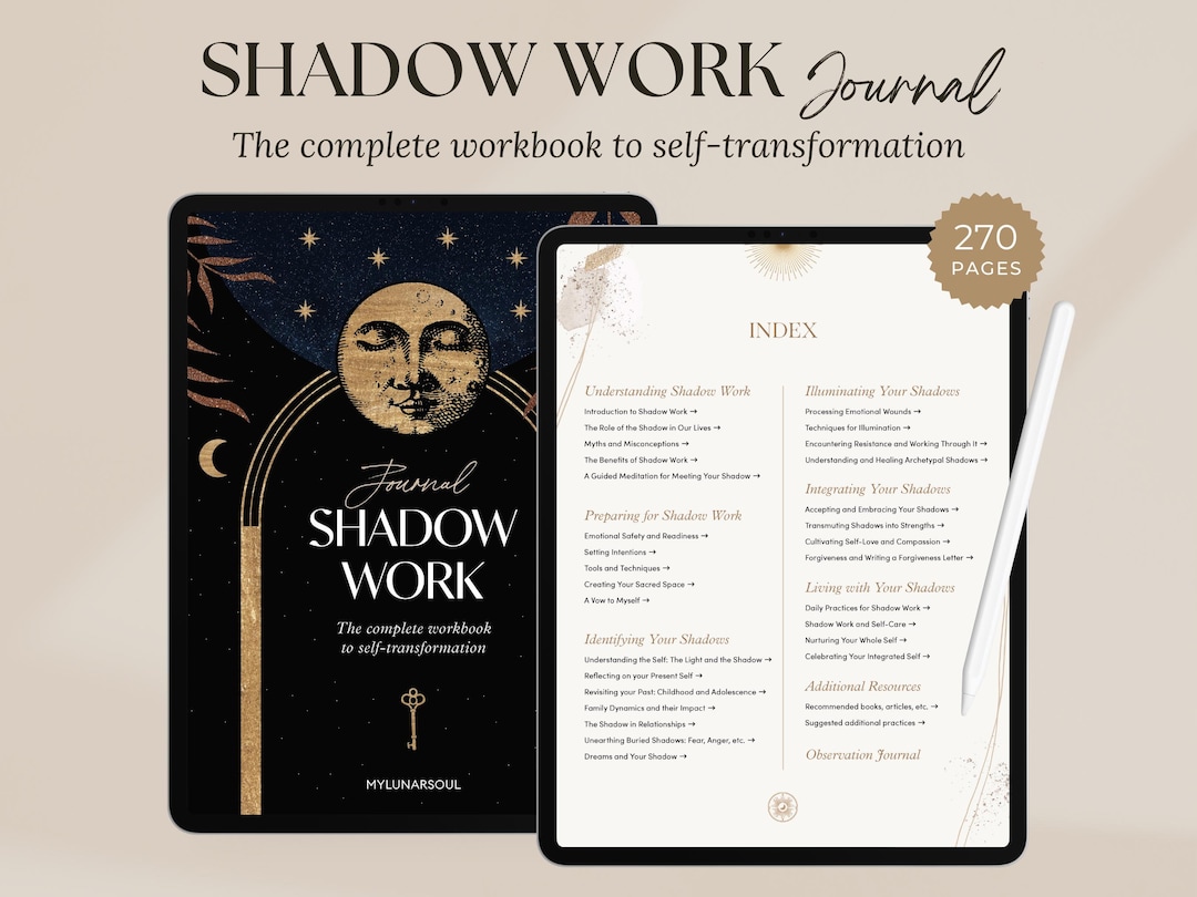 Shadow Work Journal 200 Anxiety and Inner Child Healing Prompts and ...