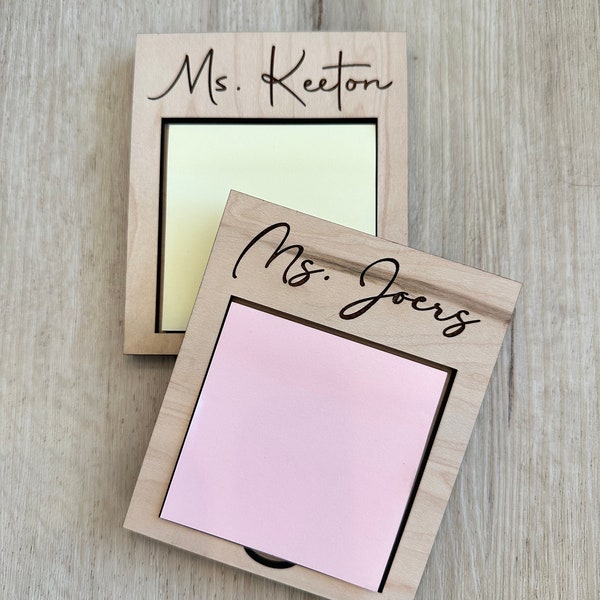 Post It Note Holder - Etsy