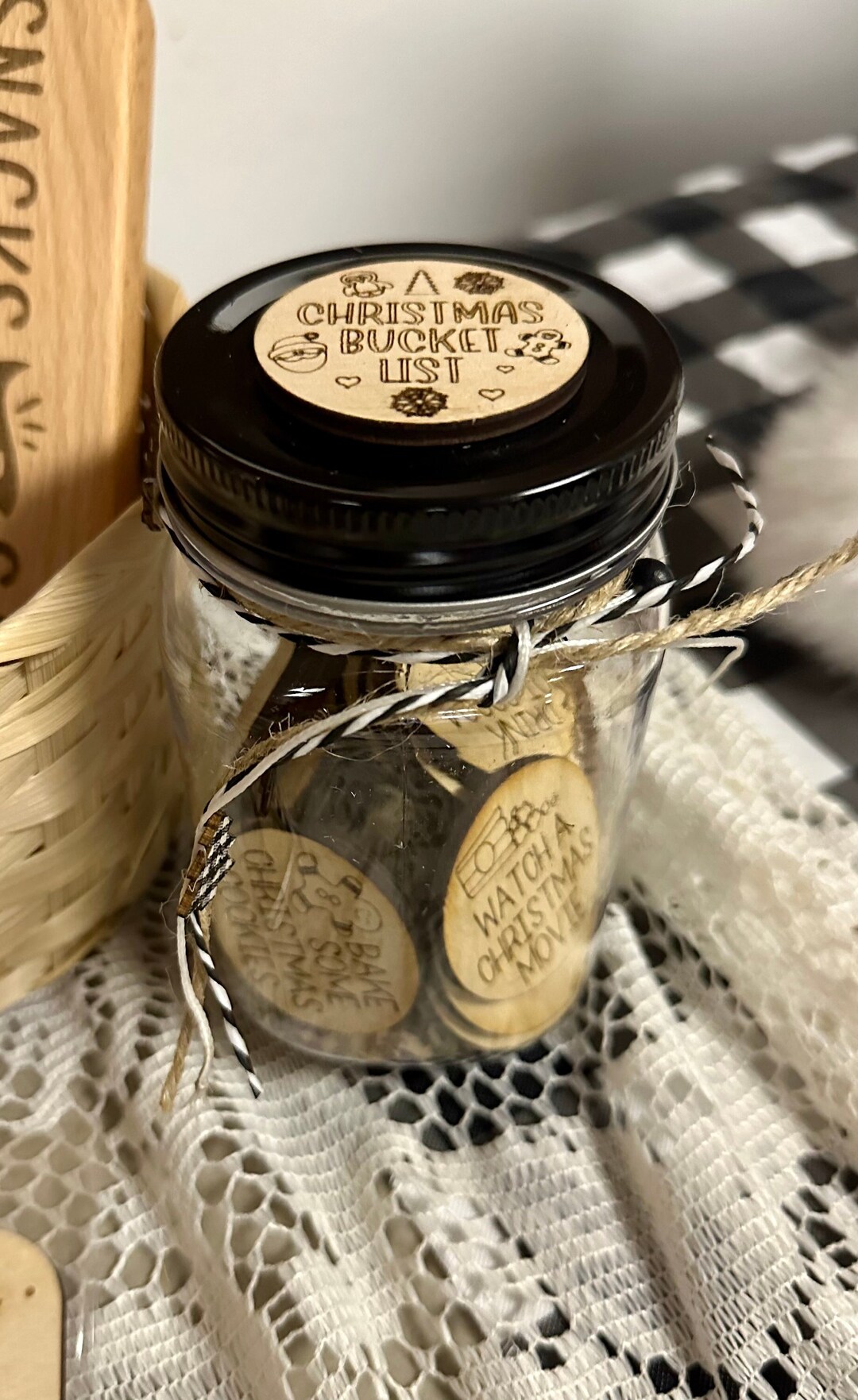 Christmas Bucket List Tokens | Advent Calendar - Etsy