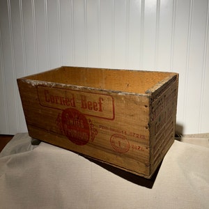 Vintage Swift’s Premium Corned Beef Crate - Etsy