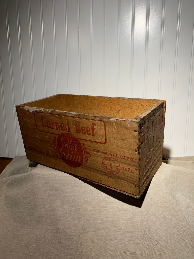 Vintage Swift’s Premium Corned Beef Crate - Etsy