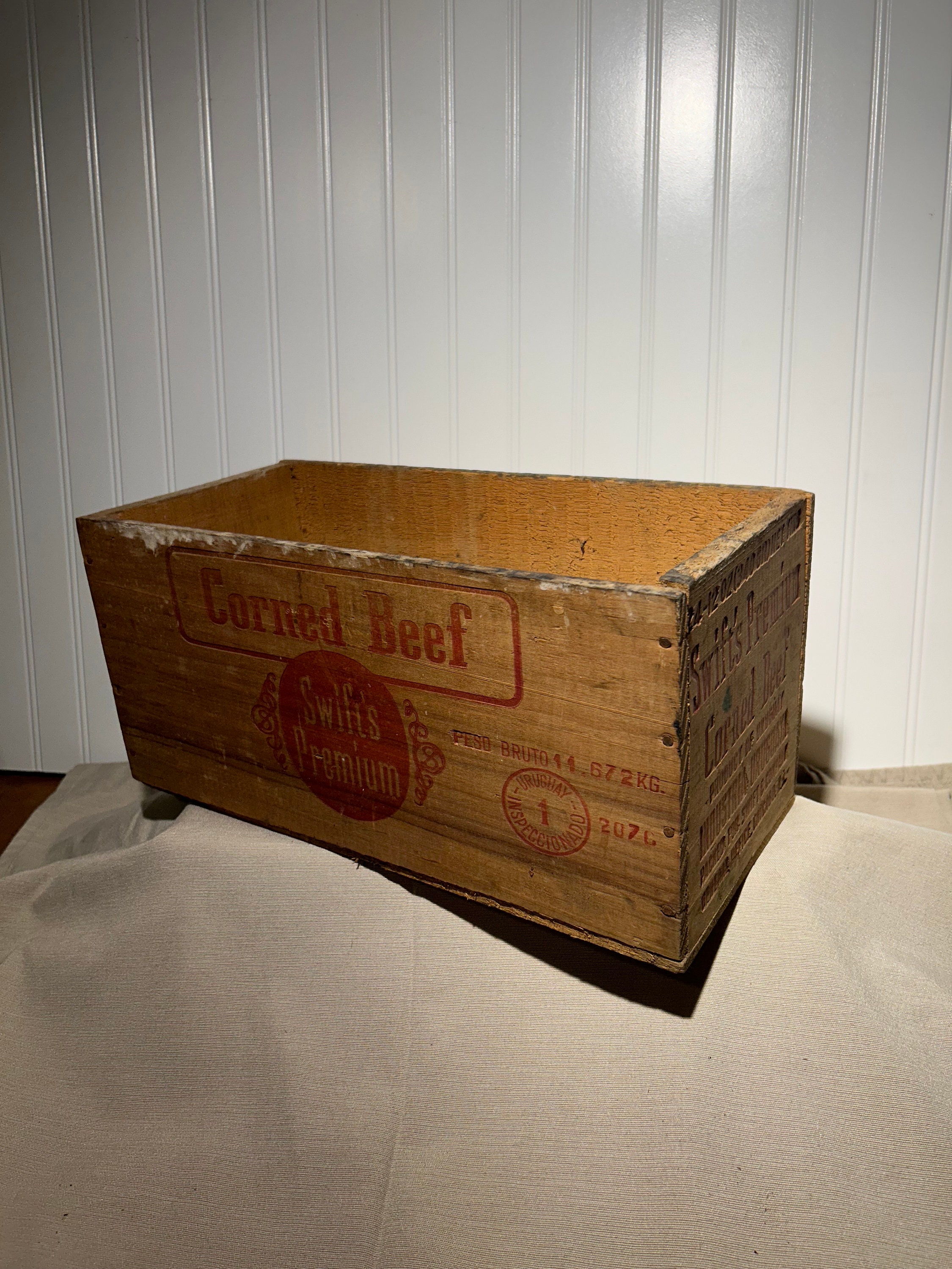 Vintage Swift’s Premium Corned Beef Crate - Etsy