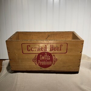 Vintage Swift’s Premium Corned Beef Crate - Etsy