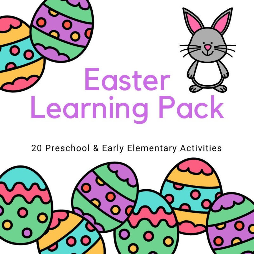 Easter Learning Pack Preschool and Kindergarten First Grade Centers - Etsy