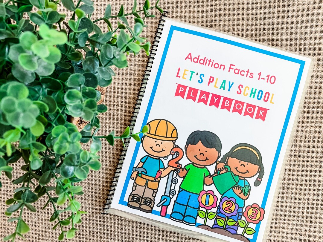 Addition Facts 1-10 Playbook: Math Games for Homeschool - Etsy