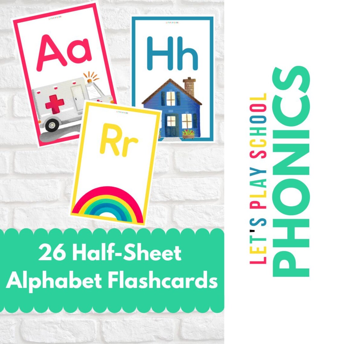 Alphabet Flashcards Classroom Decor Preschool Printables - Etsy