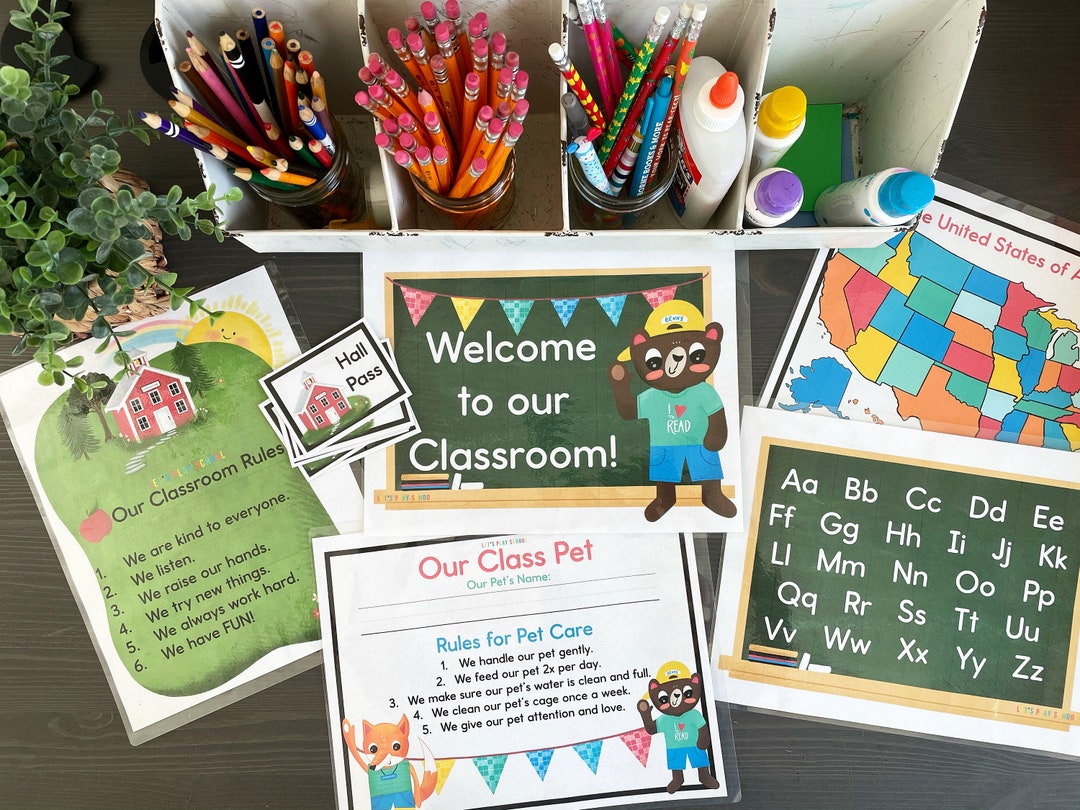 Pretend Play School Dramatic Play Let's Play School - Etsy