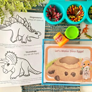 Preschool Dinosaurs Play & Learn Kit | Morning Basket | Unit Study ...