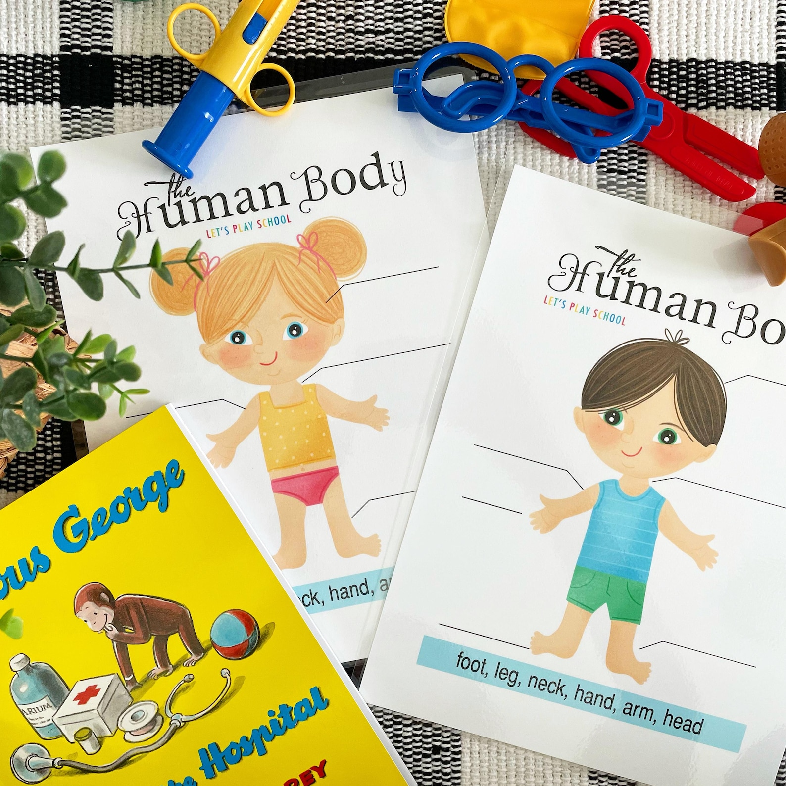 Preschool Human Body Play & Learn Kit | Morning Basket | Unit Study ...