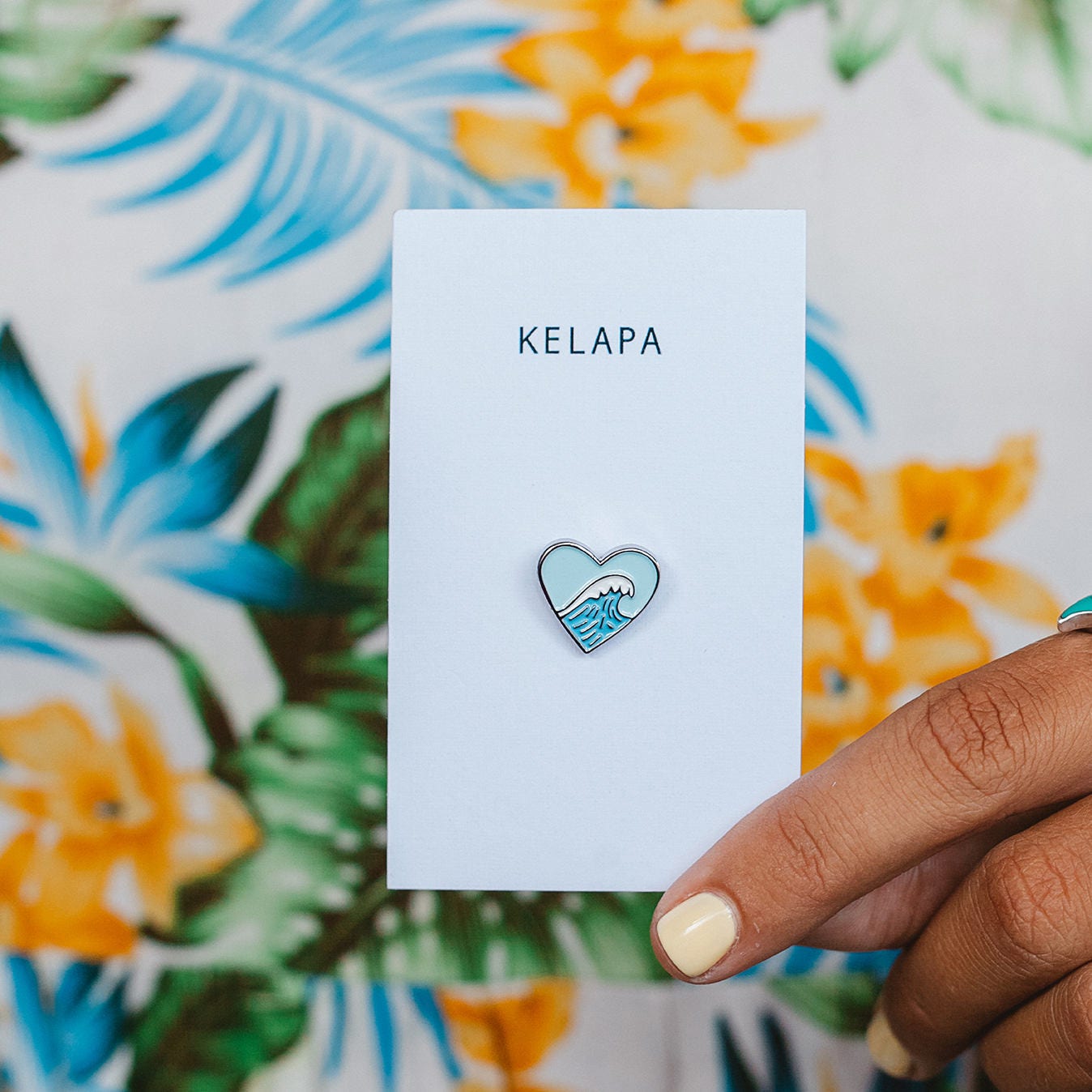 Wave enamel pin surf enamel pin wave lapel pin ocean | Etsy