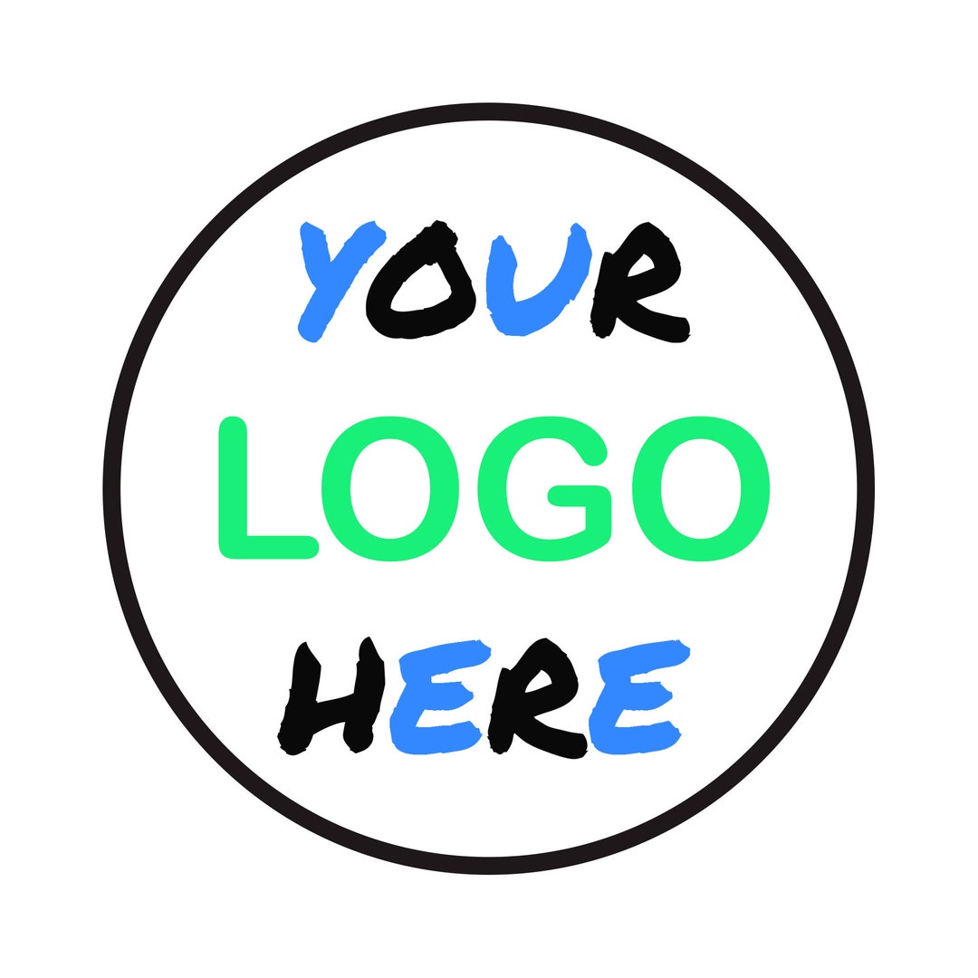 Matt LOGO Printed Round Stickers Custom Logo Labels Postage Labels ...