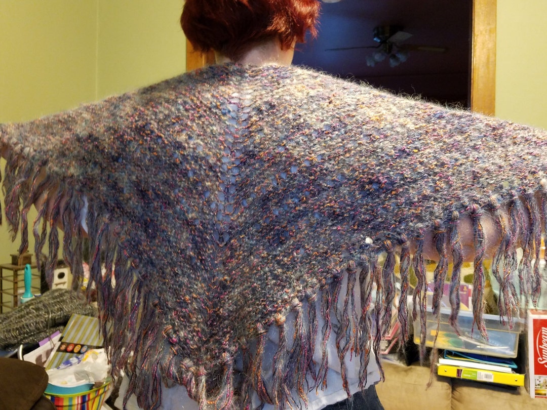 A Mohair Shawl of Many Colors - Etsy