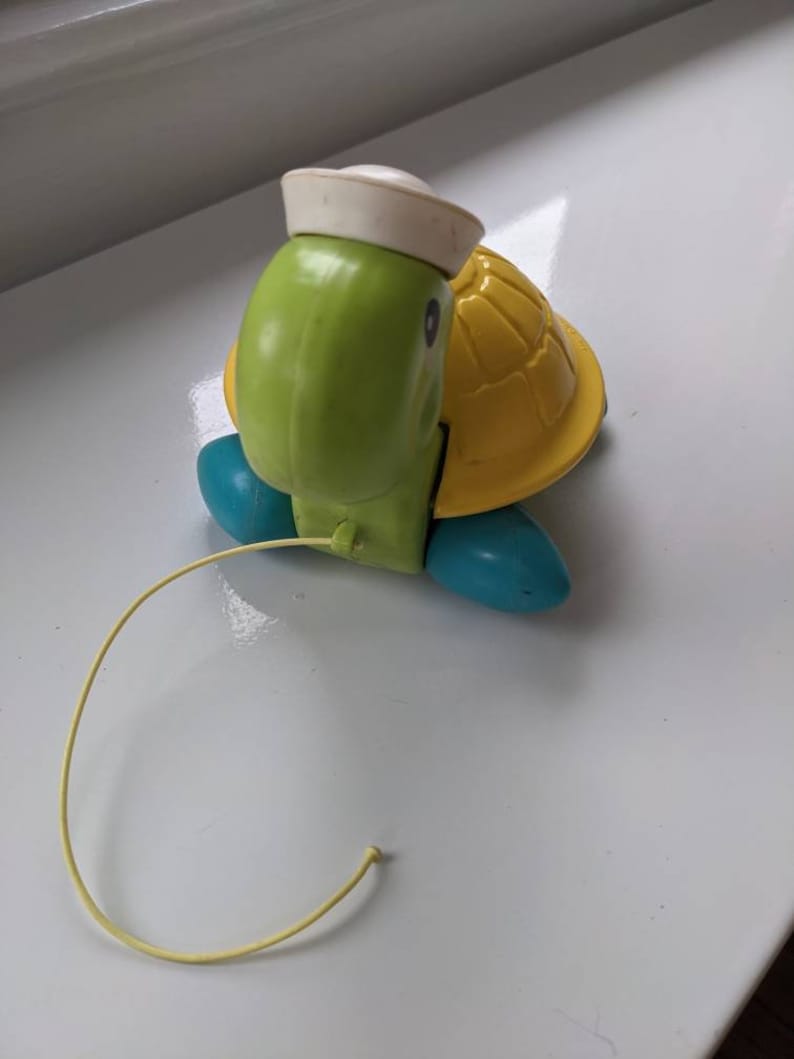 Sailor Turtle Pull Toy - Etsy