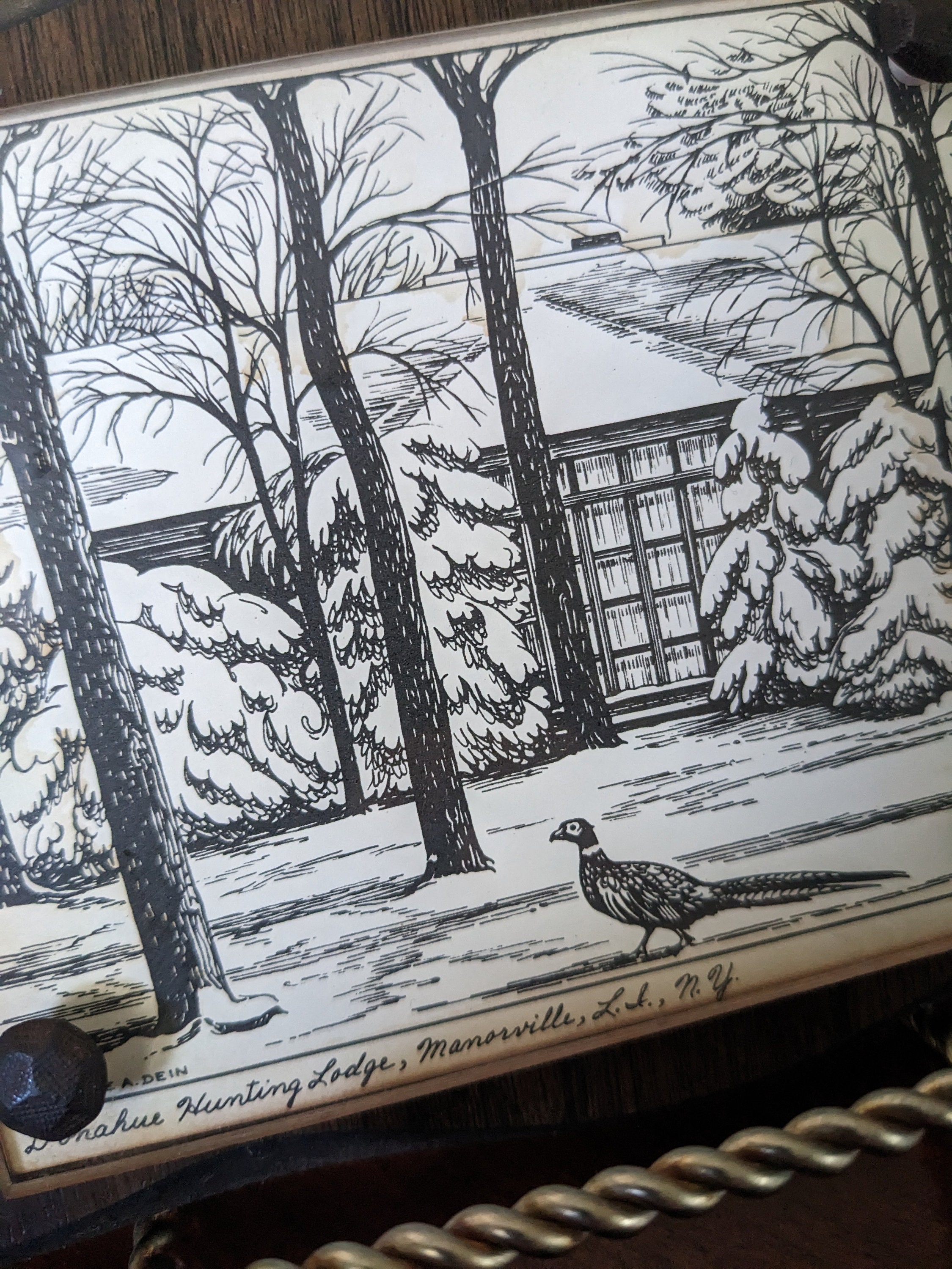 Beautiful Pen and Ink Drawing Hunting Lodge - Etsy