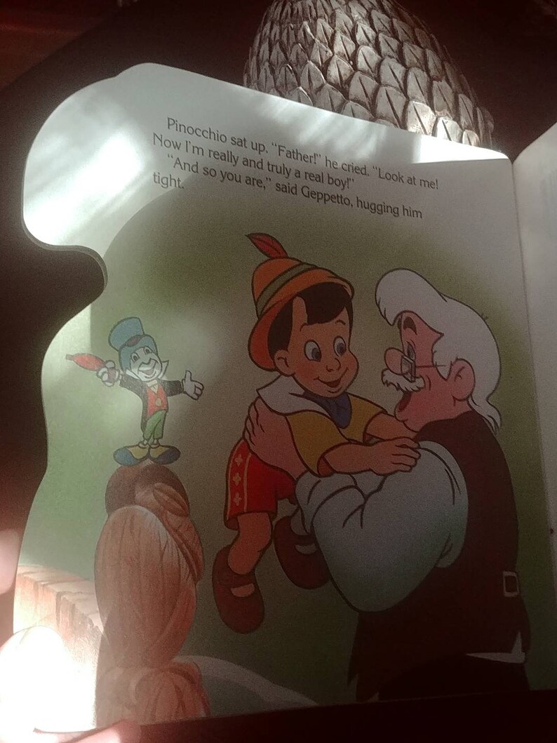 A Golden Super Shape Book Pinocchio - Etsy