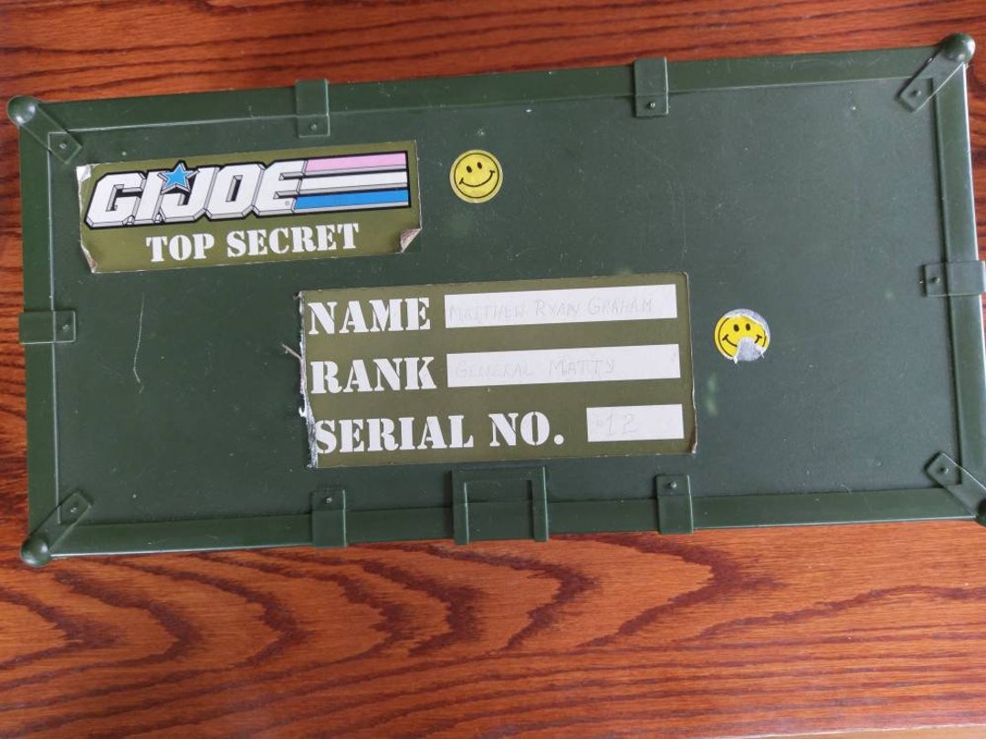 Vintage G. I. Joe Top Secret Army Locker - Etsy