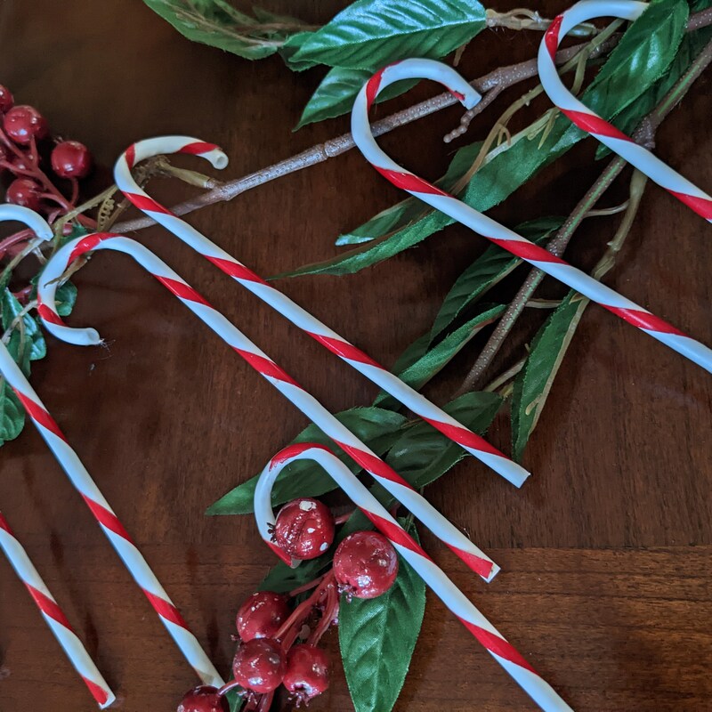 Glass Candy Cane Ornament - Etsy