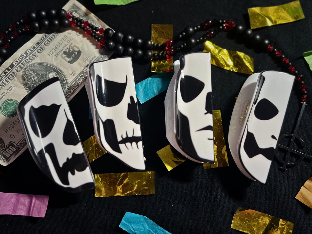 Ghost Inspired Papa Claw Clips - Etsy