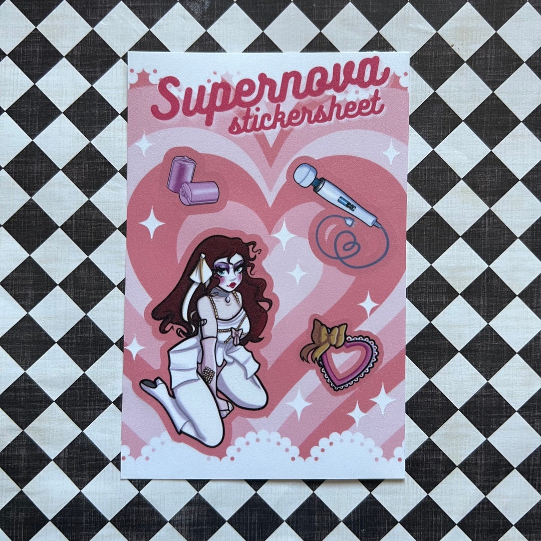 Chappell Roan Red Wine Supernova Sticker Sheet 4x6 Glittery - Etsy