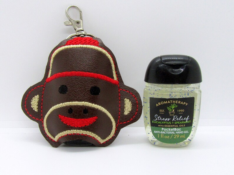 Monkey Sanitizer Holder, Monkey Gel Holder - Etsy