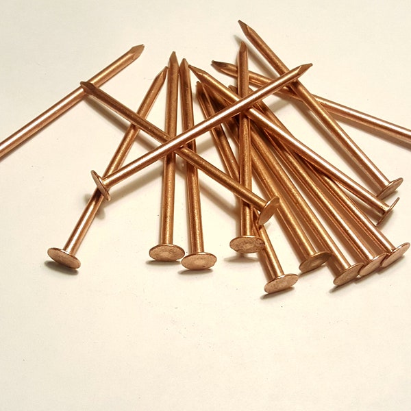 Copper Nails - Etsy