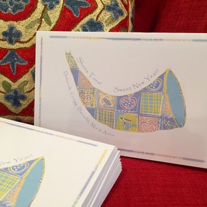 Personalized Rosh Hashanah Card Set, Jewish New Year Card Set – Set of ...