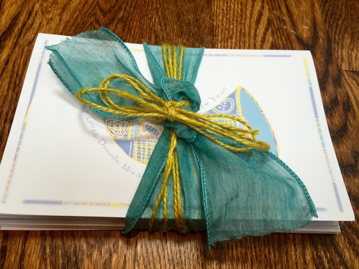 Personalized Rosh Hashanah Card Set, Jewish New Year Card Set Set of 12 ...