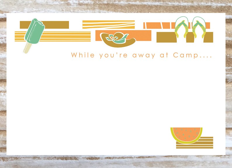 Camp Notes From Parents. Camp Notes From Home. Send TO Your Campers ...