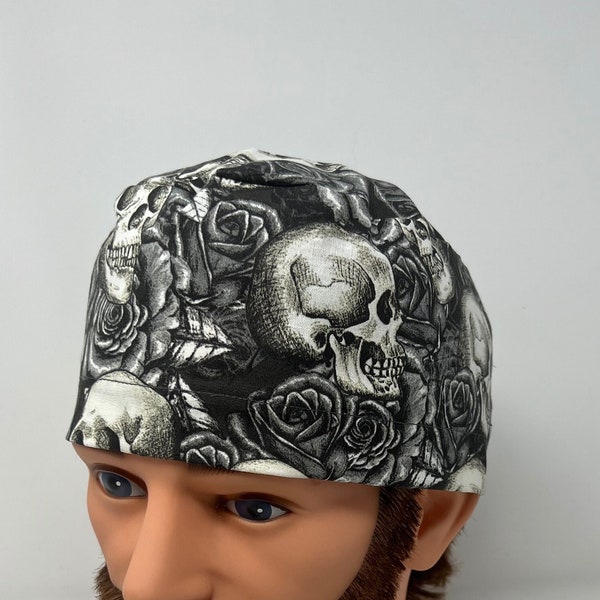 Mens Skull Cap - Etsy
