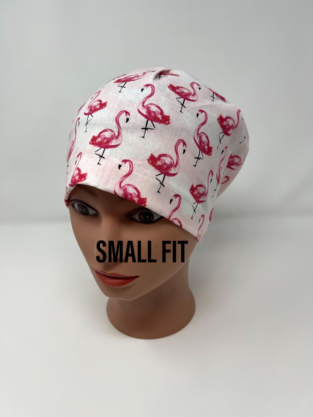 Pink Flamingo Euro Scrub Cap, SMALL/CLOSE Fit, Euro Scrub Hat, Scrub ...