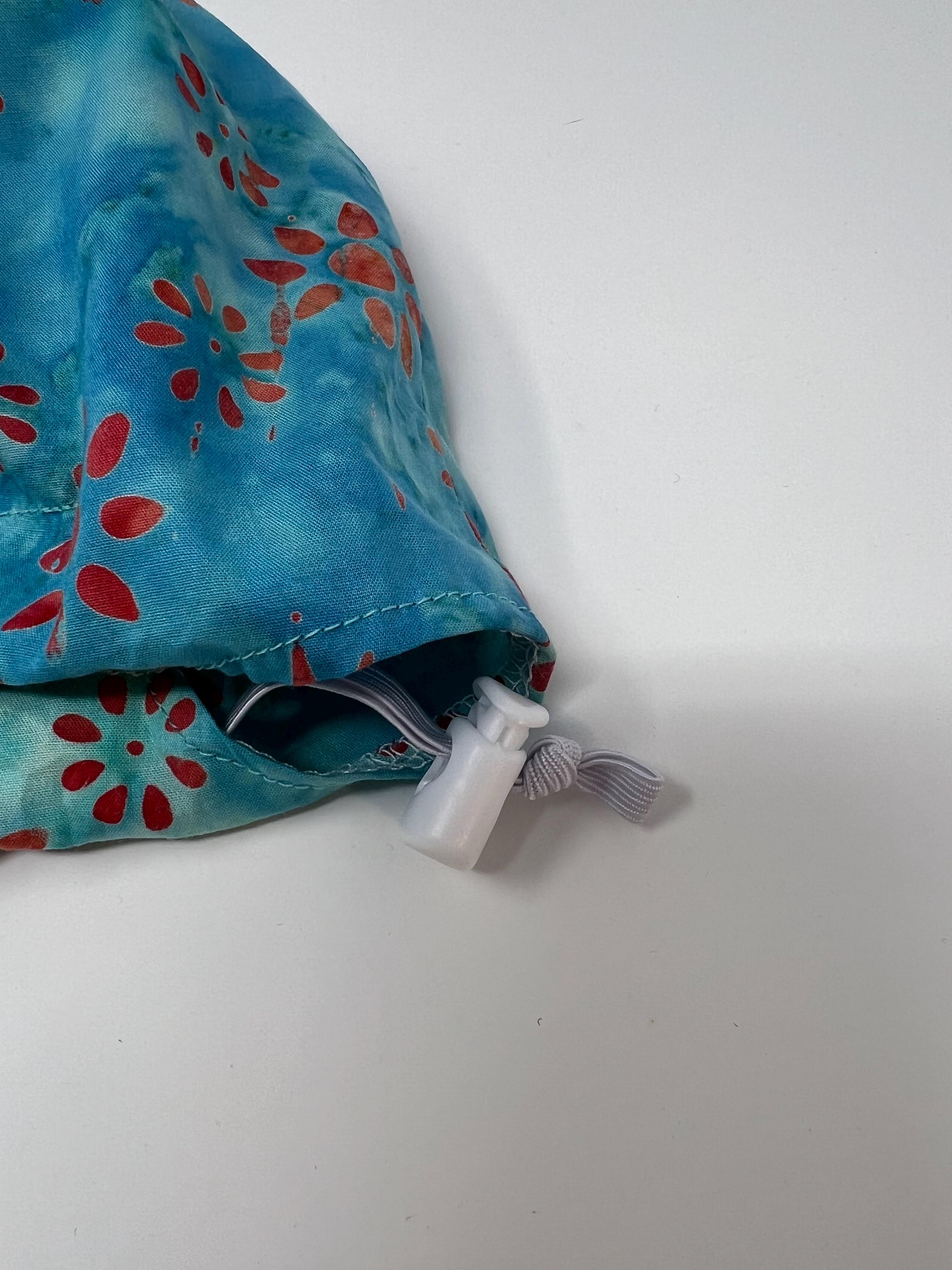 Paradise Floral Batik Scrub Cap, Batik Surgical Cap, Chemo Cap, Vet ...