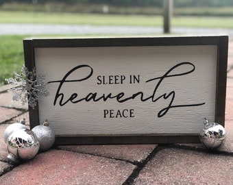 Sleep in Heavenly Peace Sign - Etsy