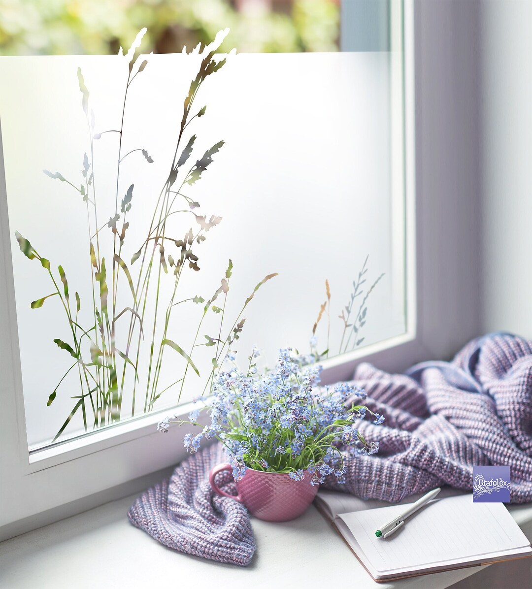 Halme Window Film Privacy Film Self-adhesive Film for Windows Sandblast ...