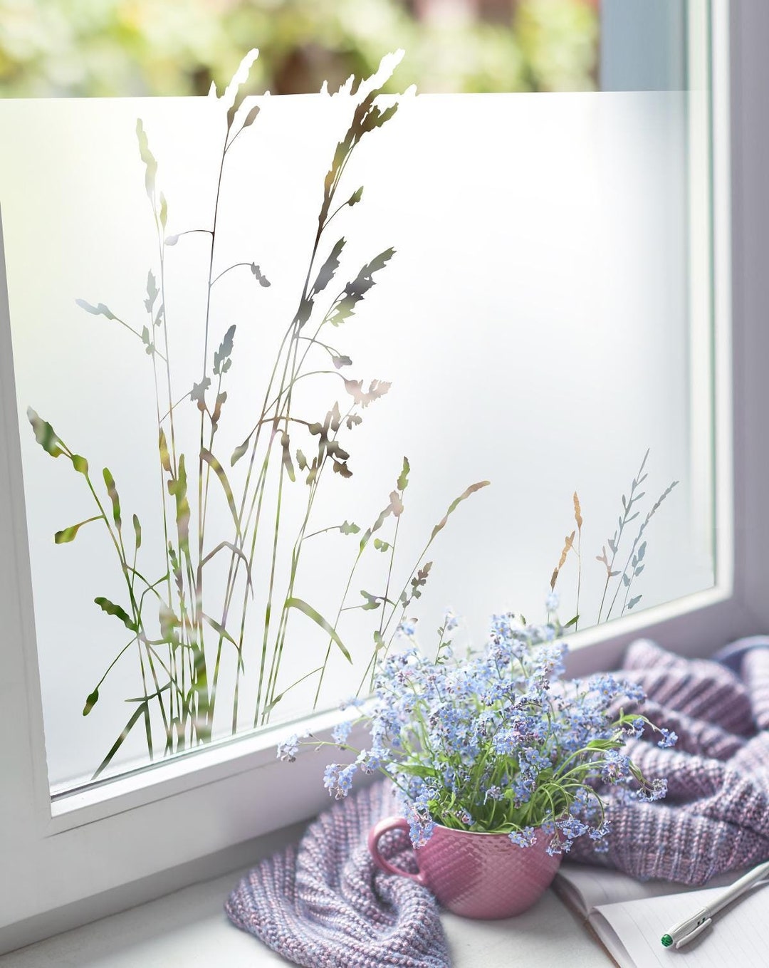 Frosted Glass Film Window Film Privacy Film for Windows in Sandblasted ...