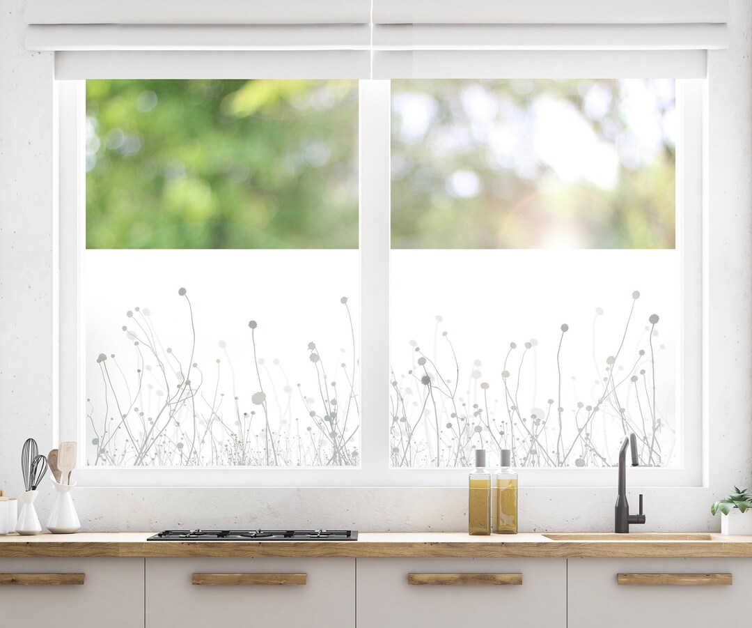 Printed Window Film Privacy Film "grass" - Modern Film for Windows ...