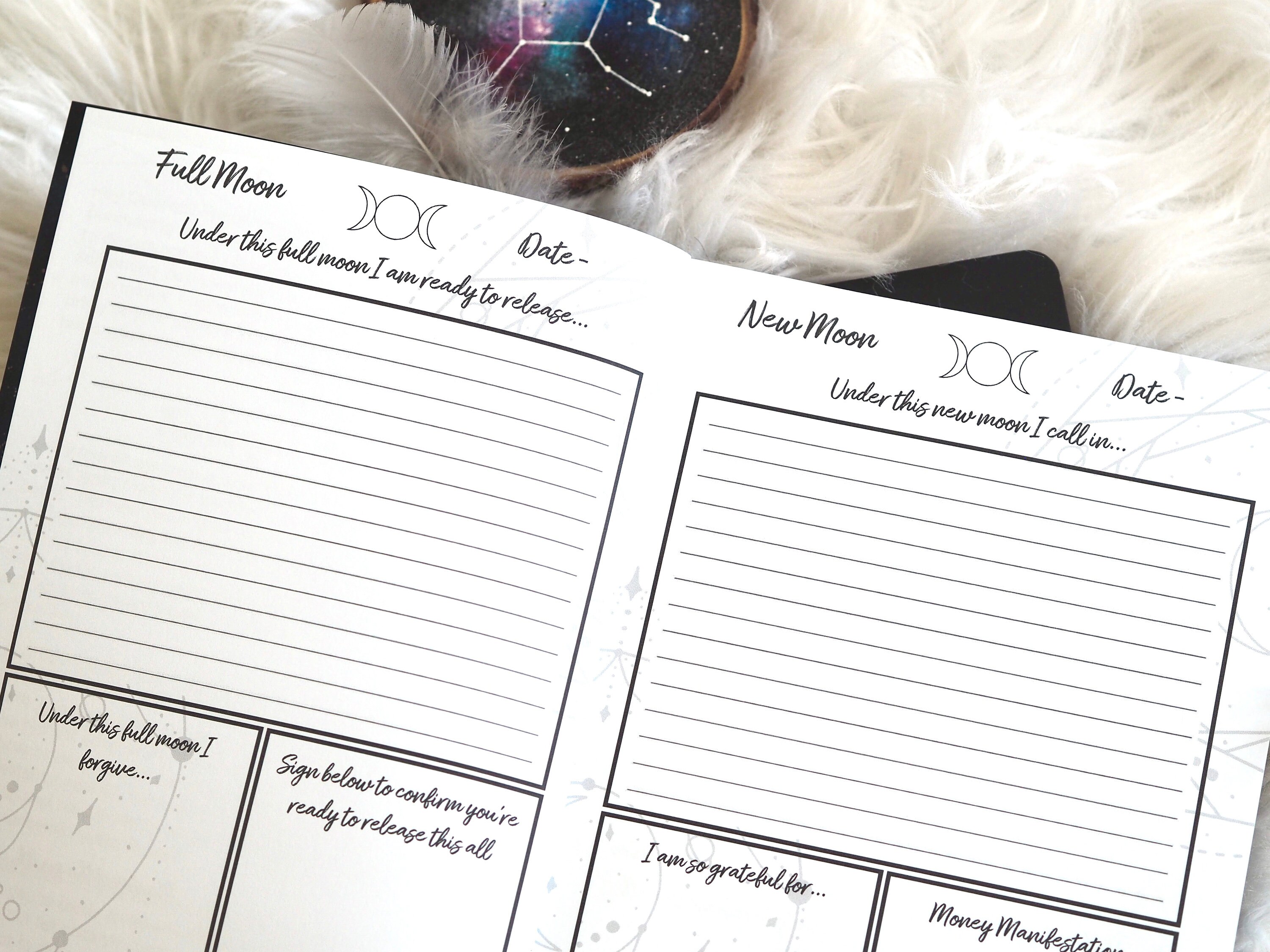 Moon Journal law of Attraction Emma Mumford - Etsy UK