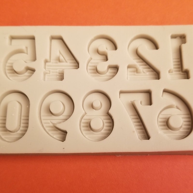 Silicone Numbers Chocolate Molds - Etsy