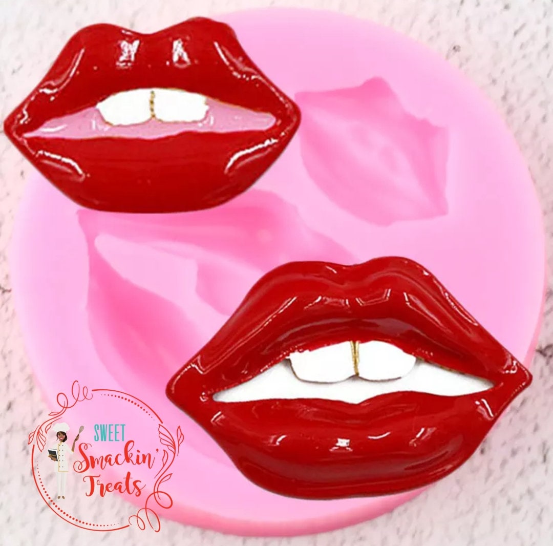 3 D Sexy Labios silicona molde molde labial molde de - Etsy España