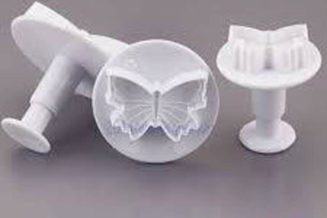 Set of 3 Butterfly Fondant Cutter, 3 Sizes of Butterflies, Cookie ...