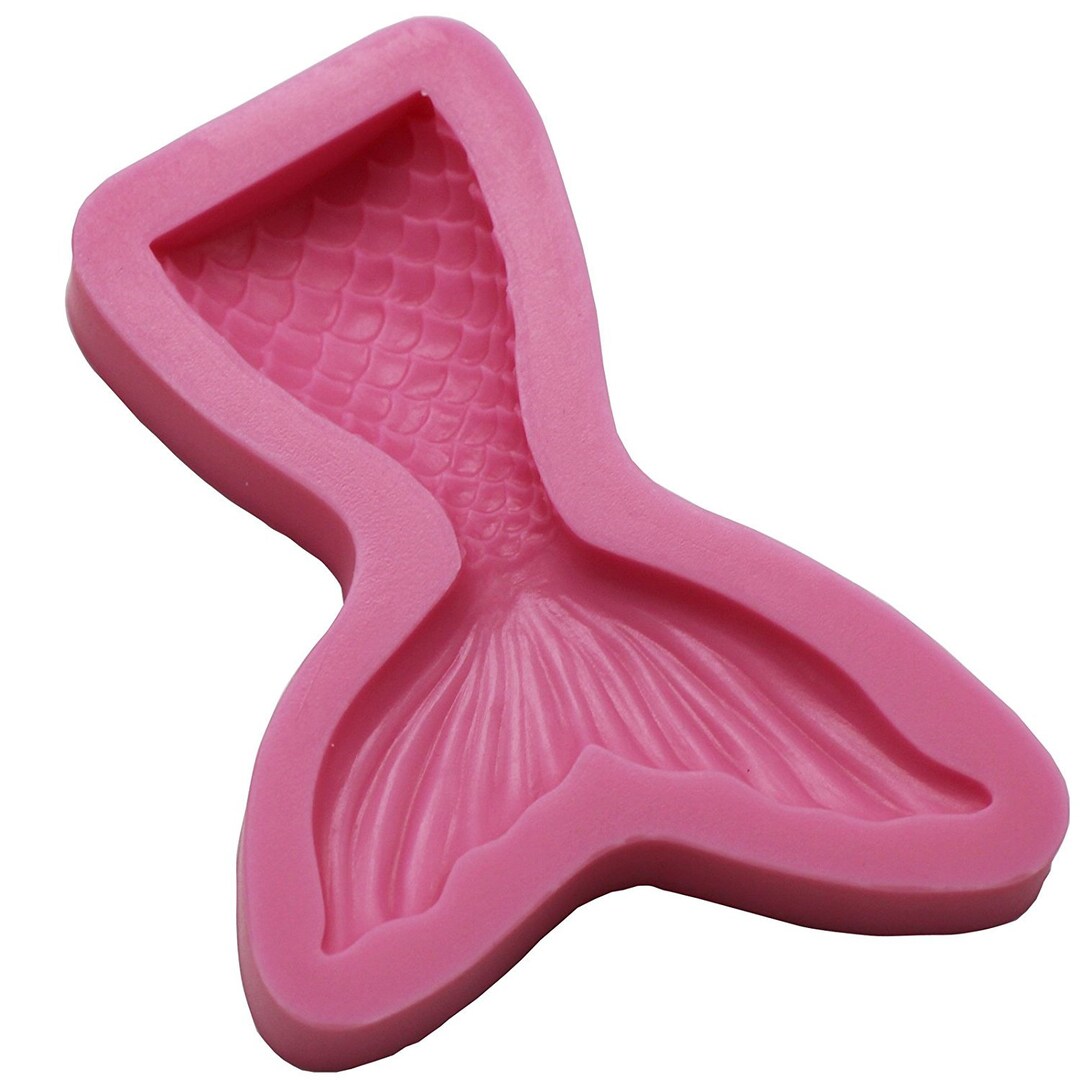 3D Mermaid Fin Mold, Mermaid Tail, Soap Mold, Silicone Mold, Mermaid ...